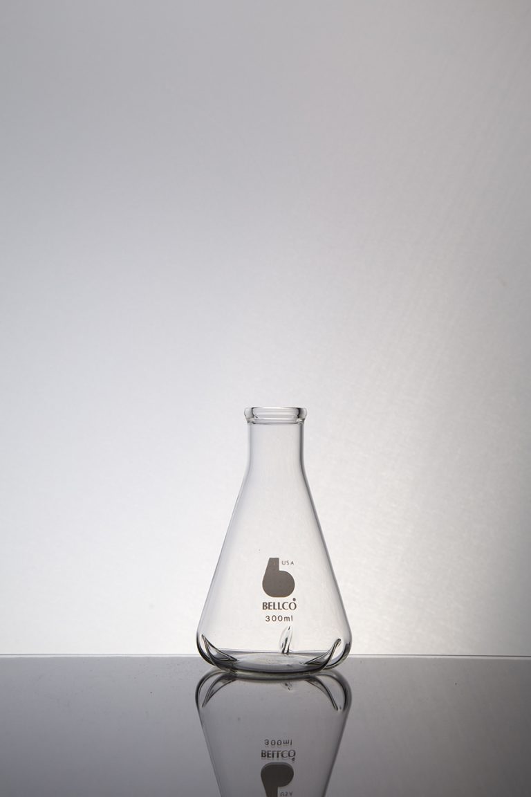 Shake Flask w/ Extra Deep Side Baffles & Break Resistant Lip 300mL SKU ...