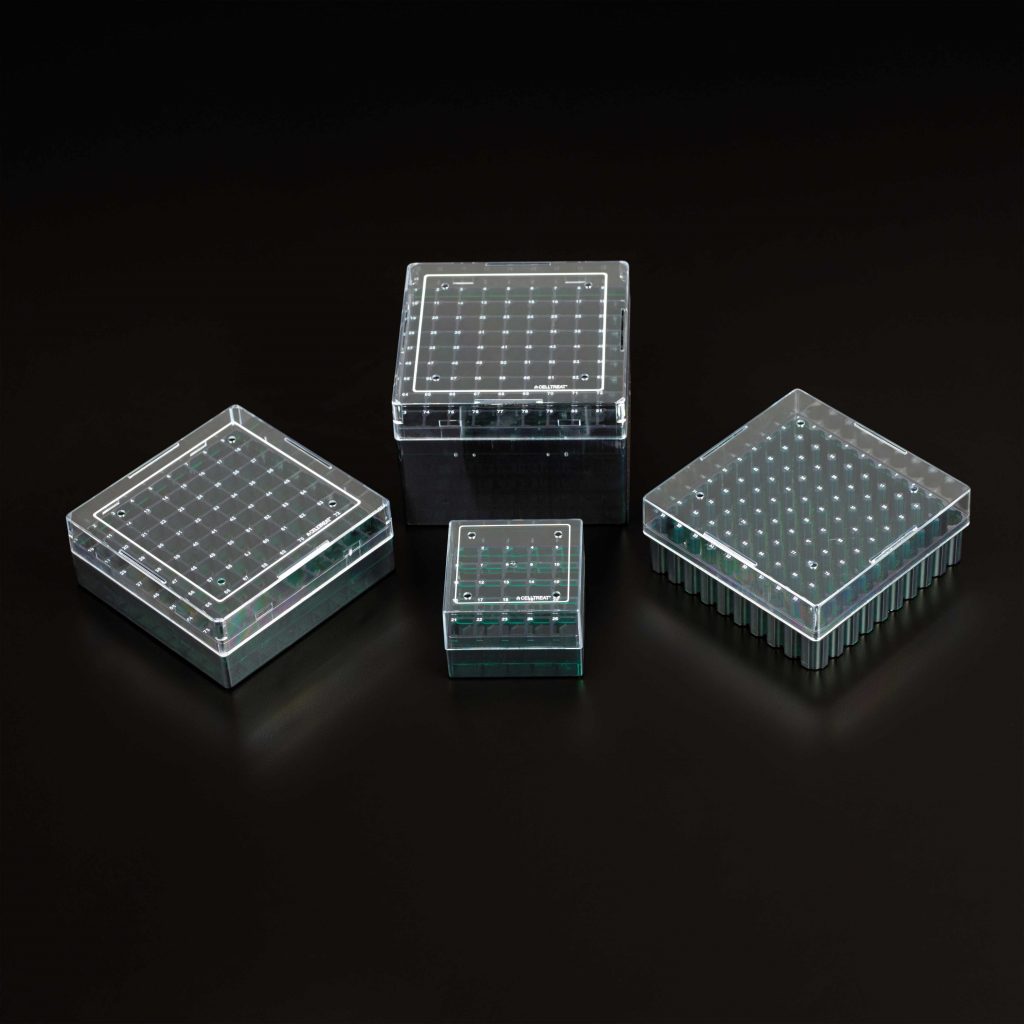 Cryogenic Vial Storage Box - Bellco Glass | Laboratory Glassware