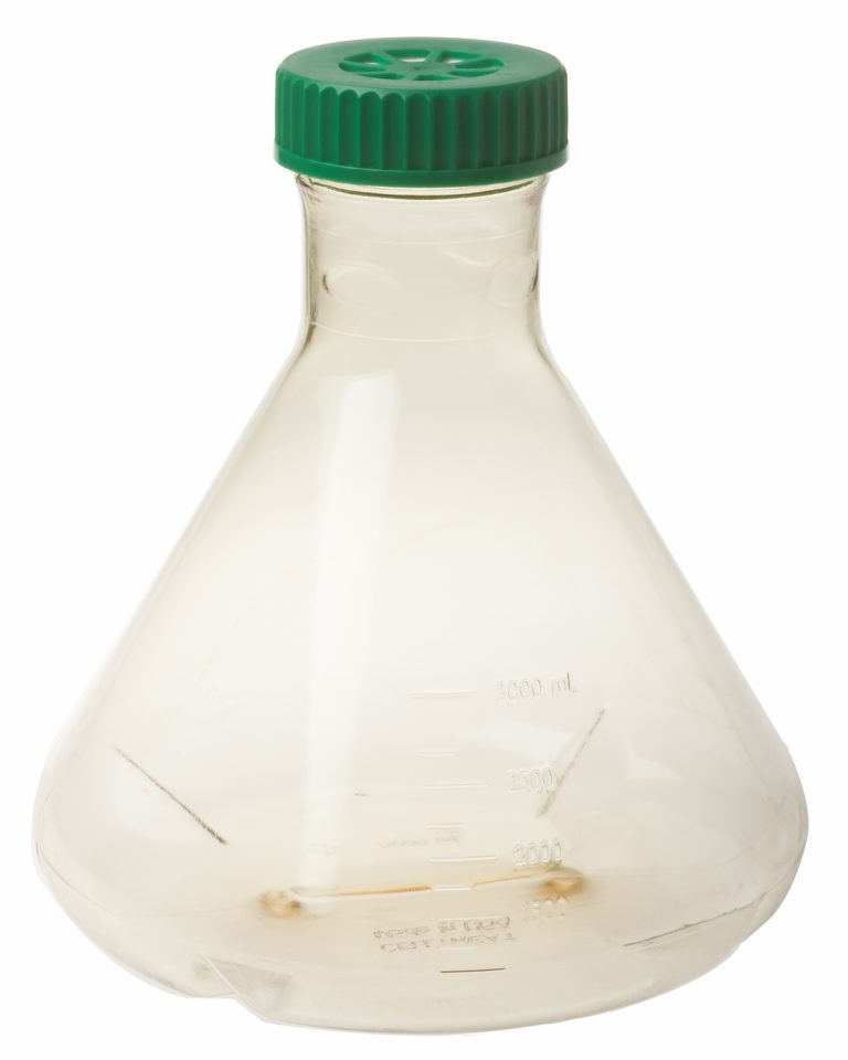 3L Fernbach Flask, Vent Cap, Baffled Bottom - Bellco Glass | Laboratory ...